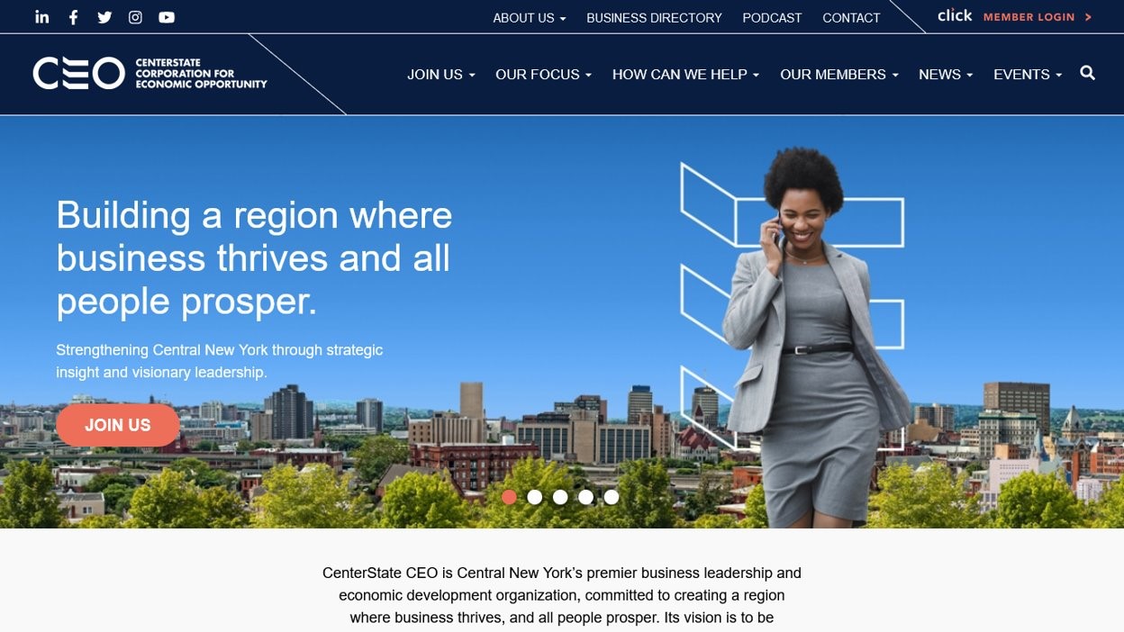 CenterState CEO Launches New Website | CenterState CEO