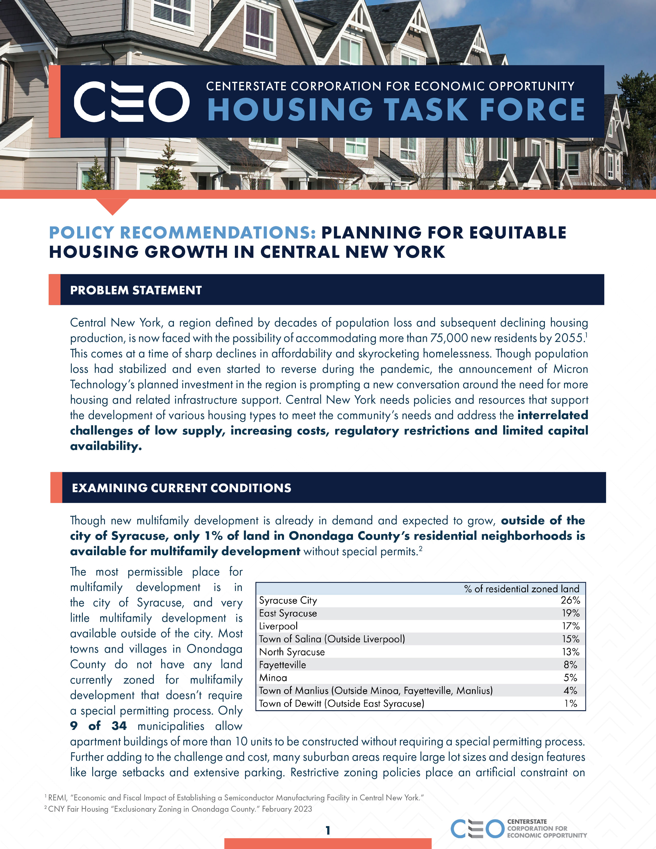 CenterState CEO Housing Task Force - Policy Recommendations ...