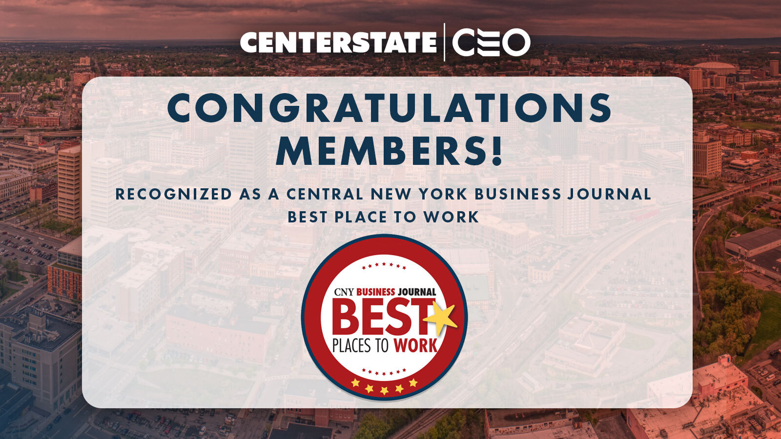 CenterState CEO Congratulates its Members on CNYBJ’s Best Places to ...