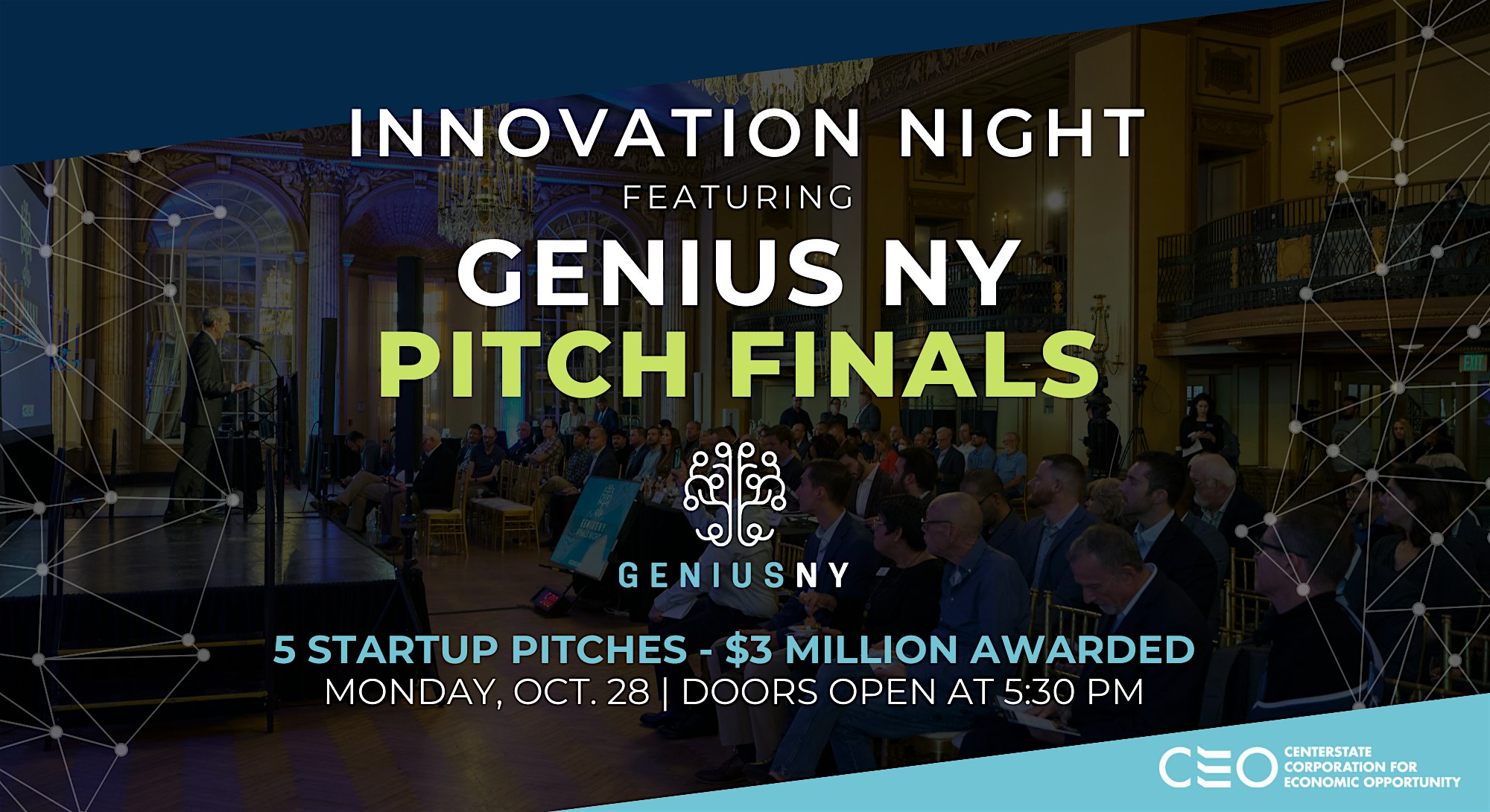 Innovation Night featuring GENIUS NY Pitch Finals | CenterState CEO