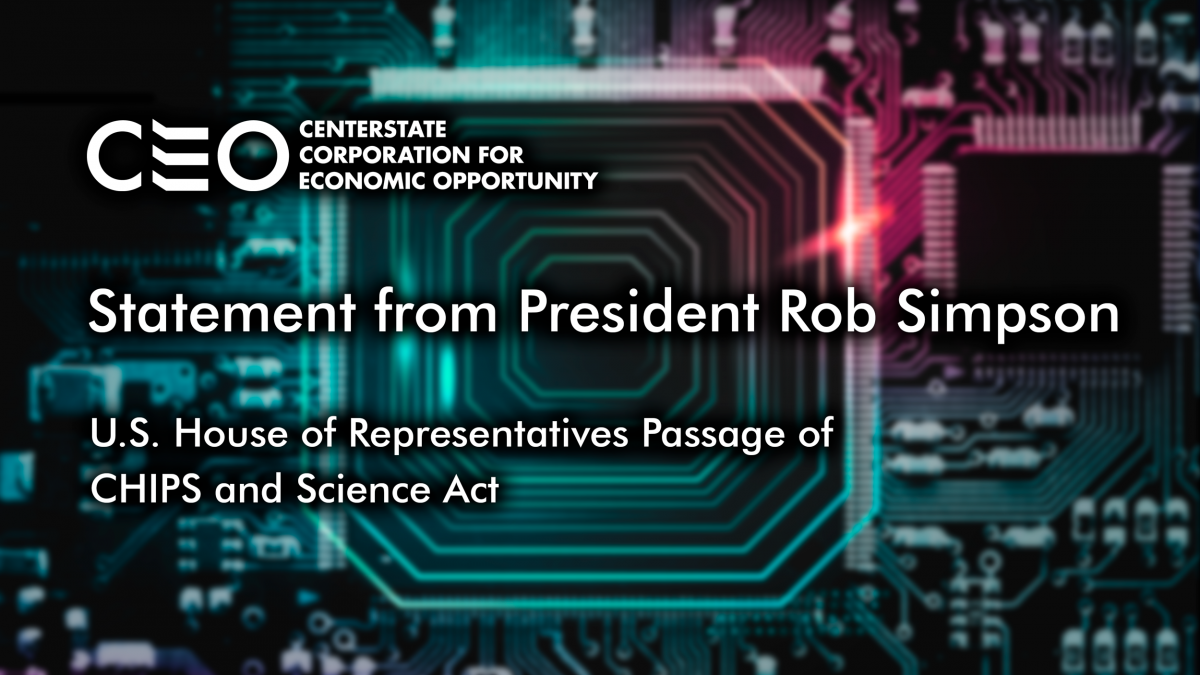 CenterState CEO President Robert M. Simpson Comments on U.S. House of ...