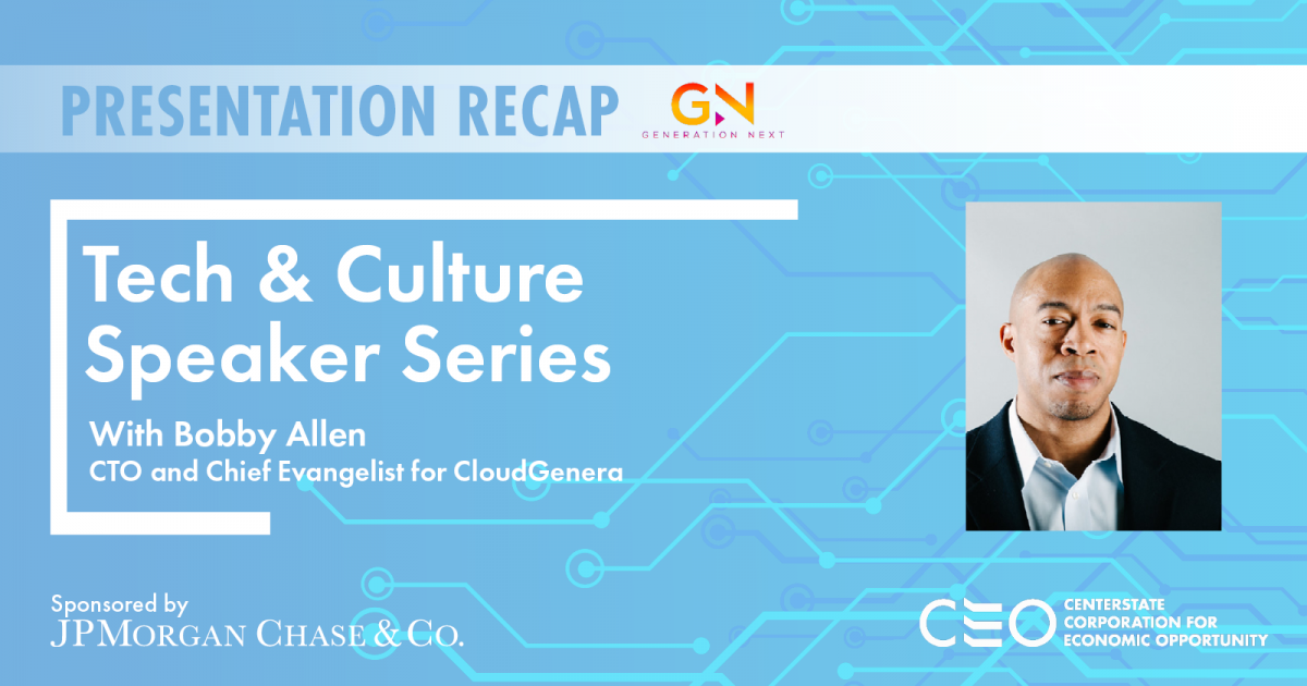 Presentation Recap | Tech & Culture Speaker Series, with Bobby Allen ...