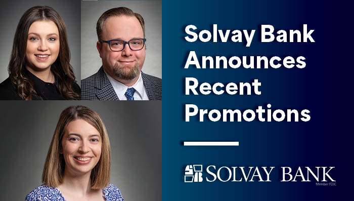 Solvay Bank Announces Three Promotions | CenterState CEO