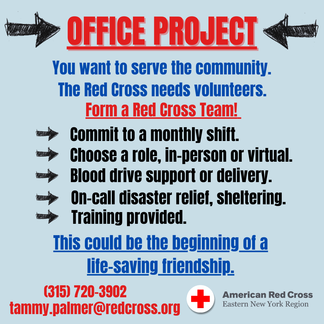 Create a Red Cross Office Team! | CenterState CEO