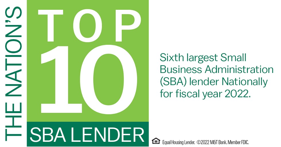 M&T Bank Earns No. 6 Ranking Among Nation’s SBA Lenders | CenterState CEO